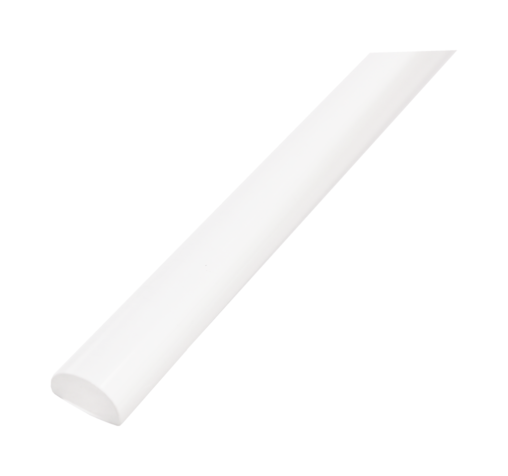 EAV4738: 1/2" Clear Acrylic Half Round Shower Door Threshold, 80" and ...