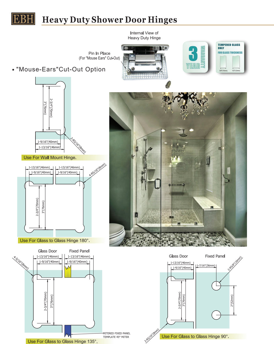 HH107: Heavy Duty Wall Mount with Short back plate – Harmony Building ...